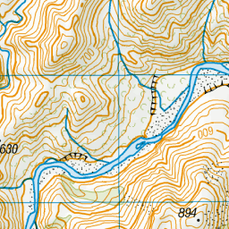 Clarence River, Marlborough - NZ Topo Map