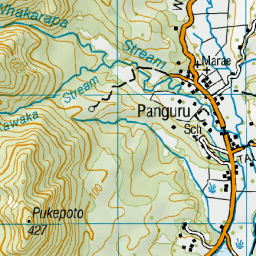 Panguru, Northland - NZ Topo Map