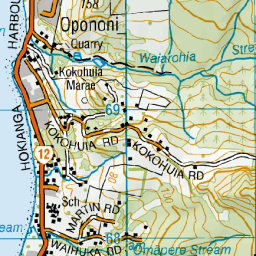 Waiarohia Stream, Northland - NZ Topo Map