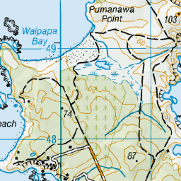 Waipapa Bay, Northland - NZ Topo Map