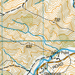 Glazebrook, Marlborough - NZ Topo Map