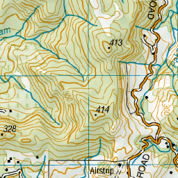 Pakanae Stream, Northland - NZ Topo Map