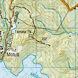Motuti, Northland - NZ Topo Map