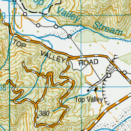 Top Valley Stream, Marlborough - NZ Topo Map