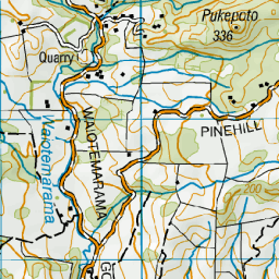 Pukepoto, Northland - NZ Topo Map