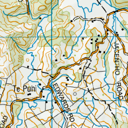 Te Puhi, Northland - NZ Topo Map