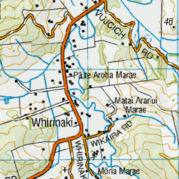 Whirinaki, Northland - NZ Topo Map