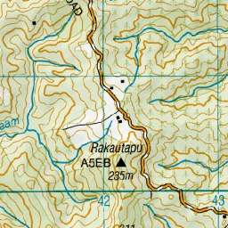 Pukekohe Stream, Northland - NZ Topo Map