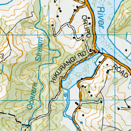 Paranui River, Northland - NZ Topo Map