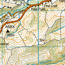 Puke Puke, Canterbury - NZ Topo Map