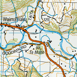 Waimamaku, Northland - NZ Topo Map