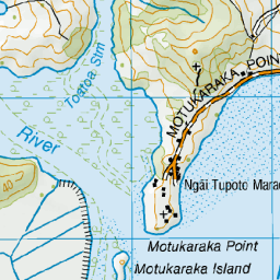 Motukaraka Island, Northland - NZ Topo Map