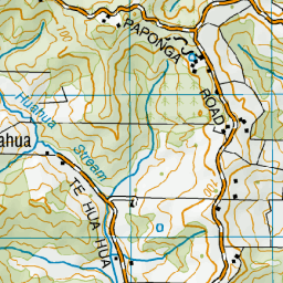 Te Huahua, Northland - NZ Topo Map