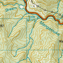 MAUNGATANIWHA RANGE, Northland - NZ Topo Map