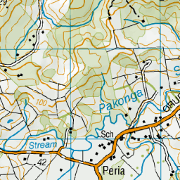 Peria, Northland - NZ Topo Map