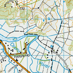 Oruru River, Northland - NZ Topo Map