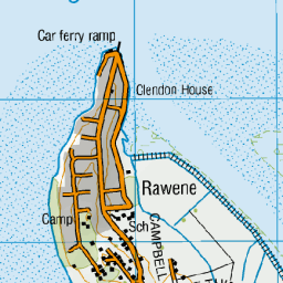 Clendon House, Northland - NZ Topo Map
