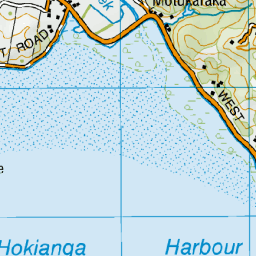 Hokianga Harbour, Northland - NZ Topo Map