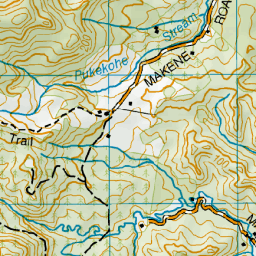 Pukekohe Stream, Northland - NZ Topo Map