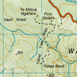 Wairau River, Northland - NZ Topo Map