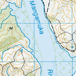 Mangamuka River, Northland - NZ Topo Map