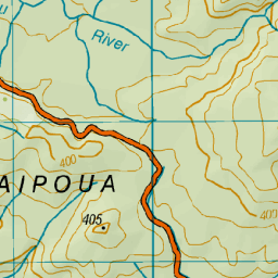 WAIPOUA FOREST, Northland - NZ Topo Map