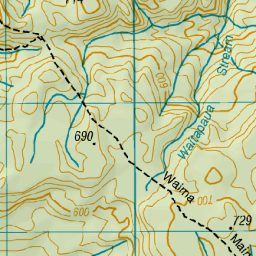 Waima Main Range Track, Northland - NZ Topo Map