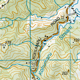 Kohumaru Stream, Northland - NZ Topo Map