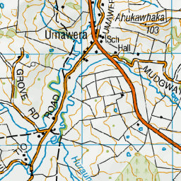 Umawera, Northland - NZ Topo Map