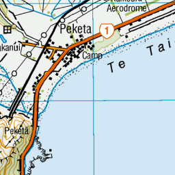 Rakanui, Canterbury - NZ Topo Map