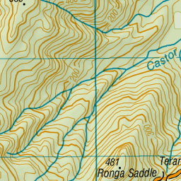 Ronga Saddle, Marlborough - NZ Topo Map