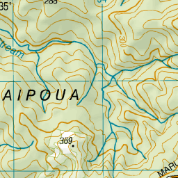 WAIPOUA FOREST, Northland - NZ Topo Map