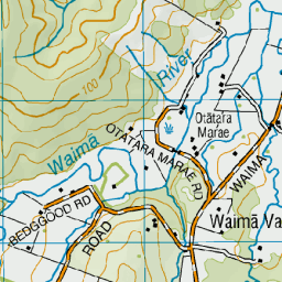 Waima River, Northland - NZ Topo Map