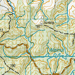 Wainui Stream, Northland - NZ Topo Map
