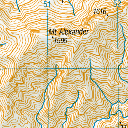 Mount Alexander, Marlborough - NZ Topo Map
