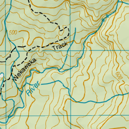 Waimamaku River, Northland - NZ Topo Map