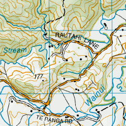 Wainui River, Northland - NZ Topo Map