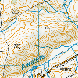 Awatere River, Marlborough - NZ Topo Map