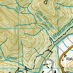 Wakamarina River, Marlborough - NZ Topo Map
