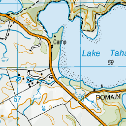 Lake Taharoa, Northland - NZ Topo Map