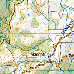 Mangatu, Northland - NZ Topo Map