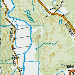 Taheke River, Northland - NZ Topo Map