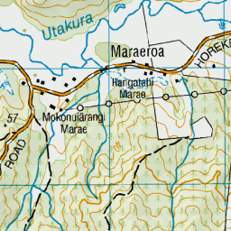 Utakura Marae, Northland - NZ Topo Map