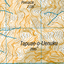 Tapuae-o-Uenuku, Canterbury - NZ Topo Map