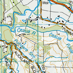 Otaua River, Northland - NZ Topo Map