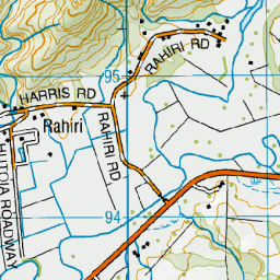 Rahiri, Northland - NZ Topo Map