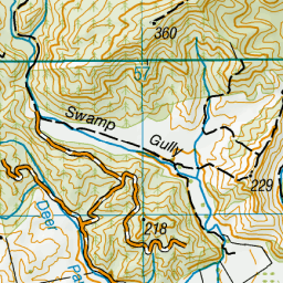 Swamp Gully, Marlborough - NZ Topo Map
