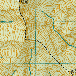 Mount Sunday, Marlborough - NZ Topo Map