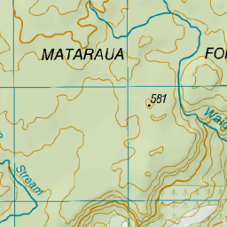 MATARAUA FOREST, Northland - NZ Topo Map