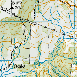 Okaka, Northland - NZ Topo Map